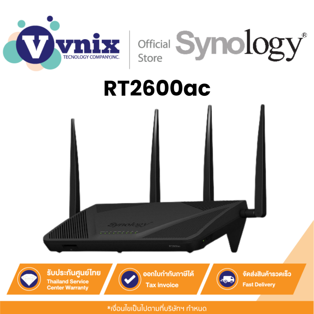 RT2600ac Synology Router Engineered for performance By Vnix Group ...