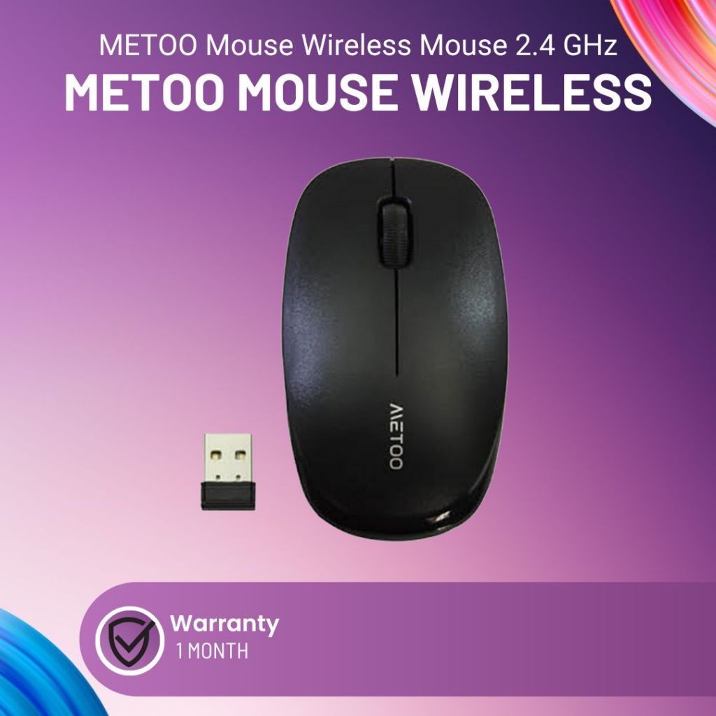 METOO Mouse Wireless Mouse 2.4 GHz | Shopee Thailand