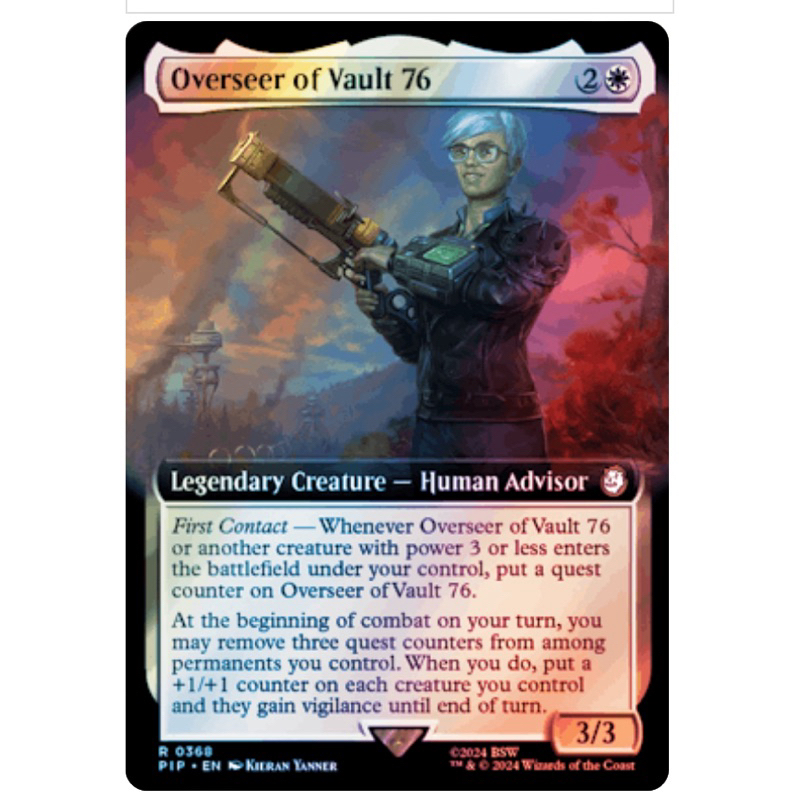 Universes Beyond: Fallout Variants Foil: Overseer of Vault 76 (0368 ...