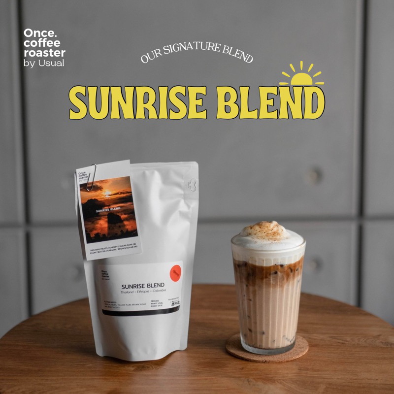 เมล็ดกาแฟ Sunrise blend ขนาด 200-1000 กรัม | Shopee Thailand