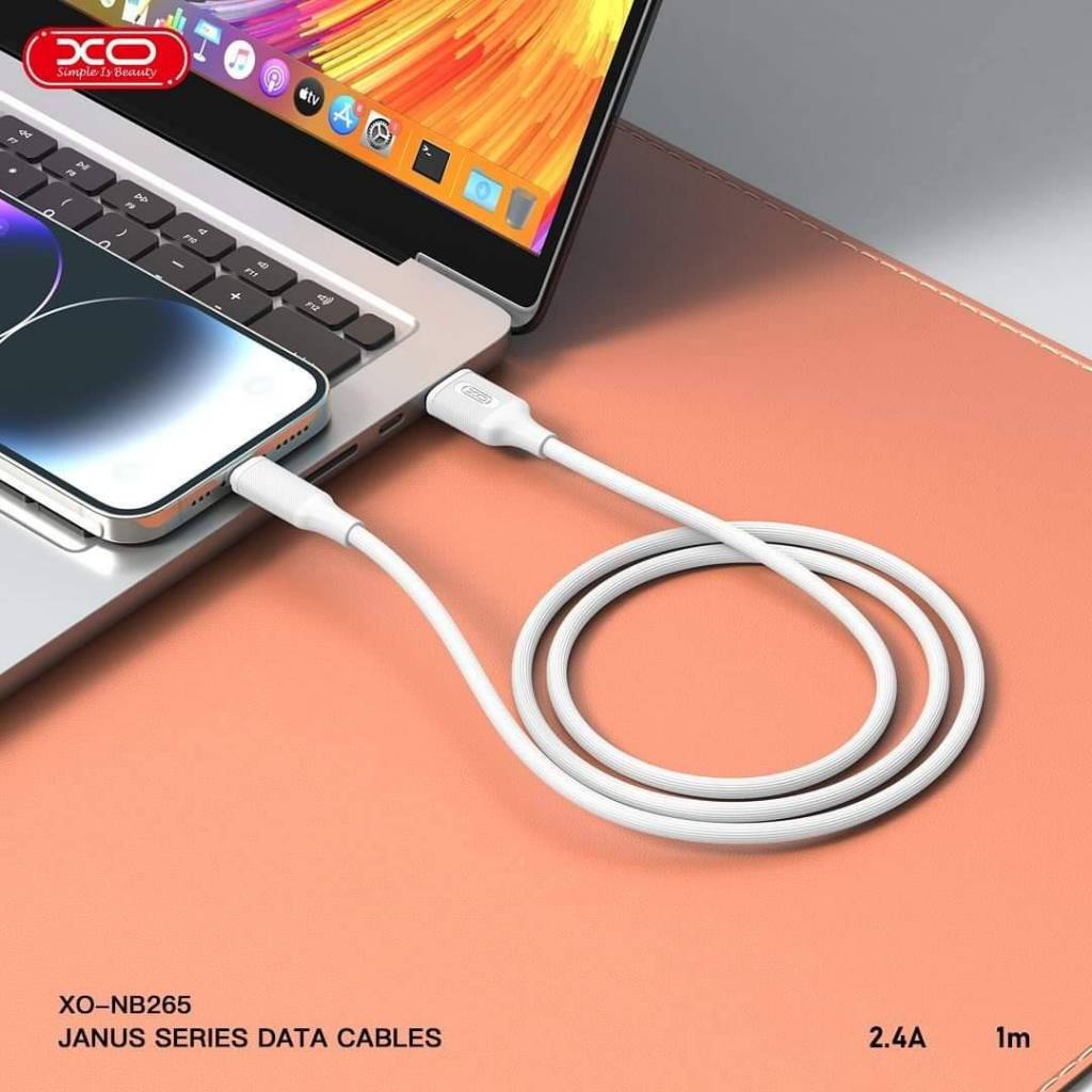 สายชาร์จเร็ว รุ่น XO-NB-Q265A Janus Series Data Cables USB Type-C to iP /Output 27w ยาว 1m ...