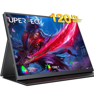 UPERFECT 2K/1080P Portable Monitor 120hz /60hz 16-inch 2K Matte IPS Eye ...