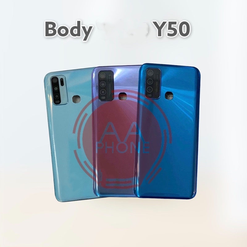 บอดี้ Y50 เคสกลาง+ฝาหลัง Y50 Body Y50 เคสกลาง+ฝาหลัง+ปุ่มเพิ่มเสียงลด ...