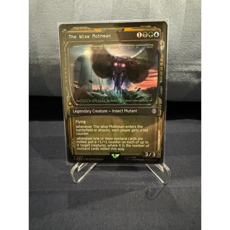 MTG Universes Beyond: Fallout Variants: The Wise Mothman (0343 - Pip ...