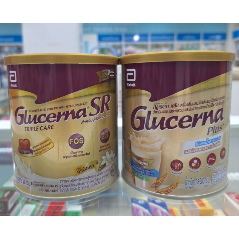 Glucerna SR Triple Care 380G /Glucerna Plus 380G รสวนิลา 380 กรัม และรส ...
