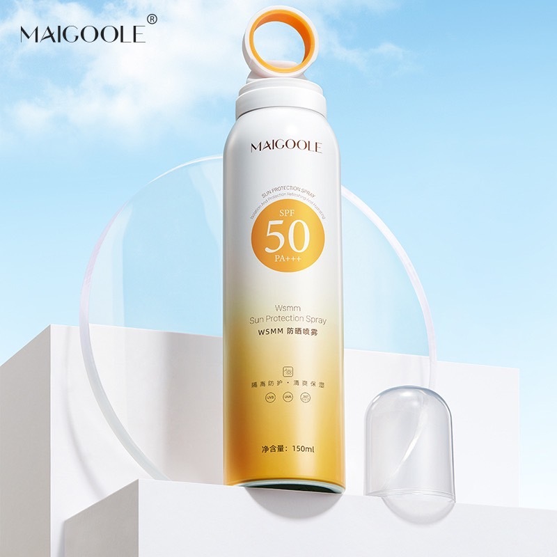 M429 MAIGOOLE กันแดด หัวสเปรย์แบบใหม่ สเปรย์กันแดด ครีมกันแดด SPF50+ PA ...