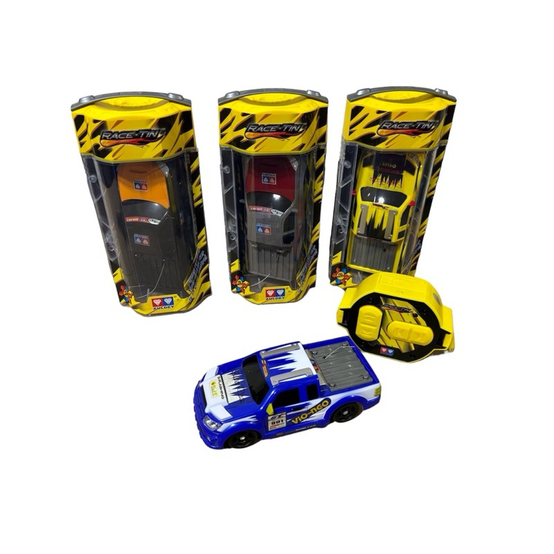 รถกระป๋องตราเพชรแท้100% RACE-TIN 2.4GHz 2WD 1:32 กระป๋องสีเหลืองใช้ถ่าน ...