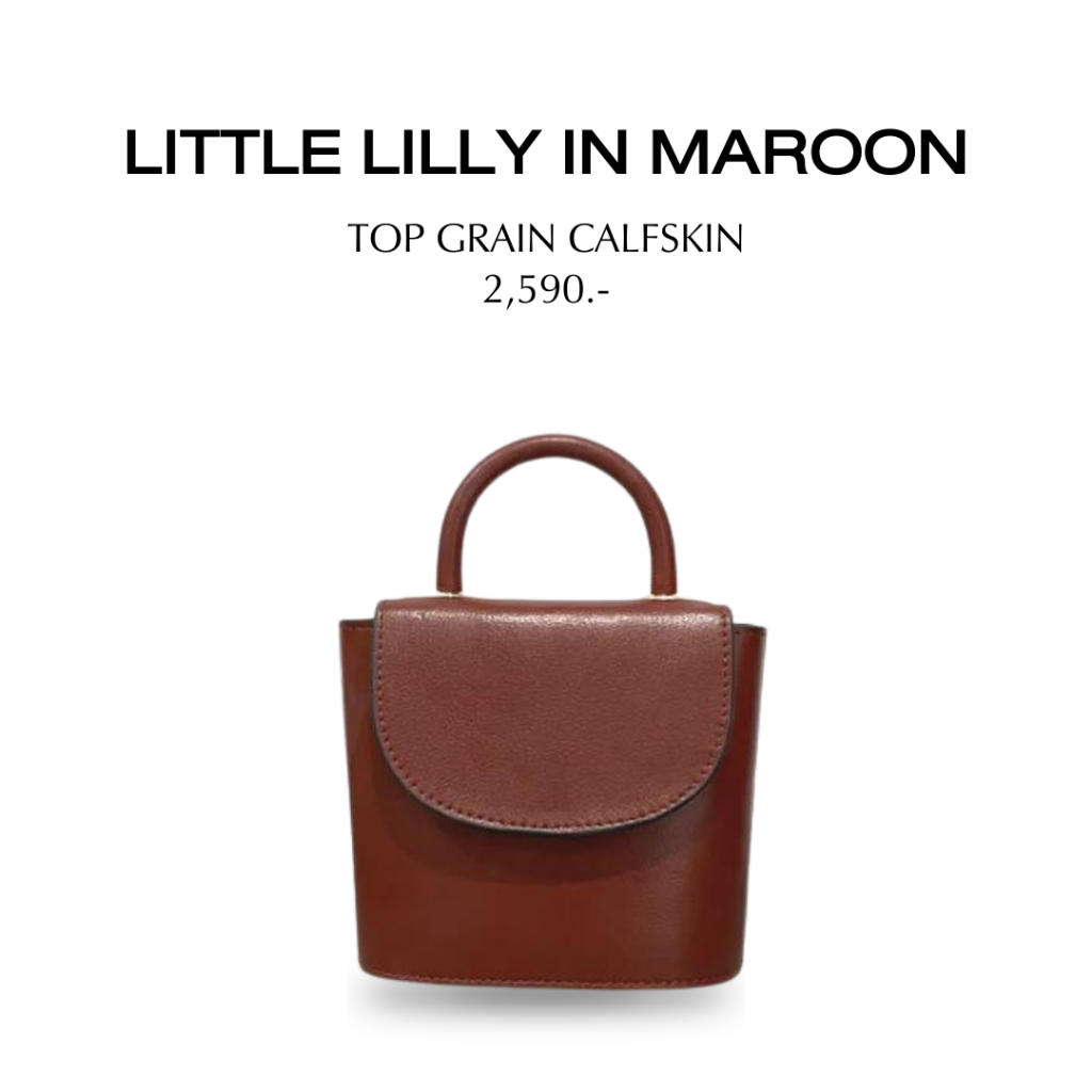 [กระเป๋าหนังแท้] Luster Little Lilly Mini Cross Body Bag กระเป๋าสะพาย ...