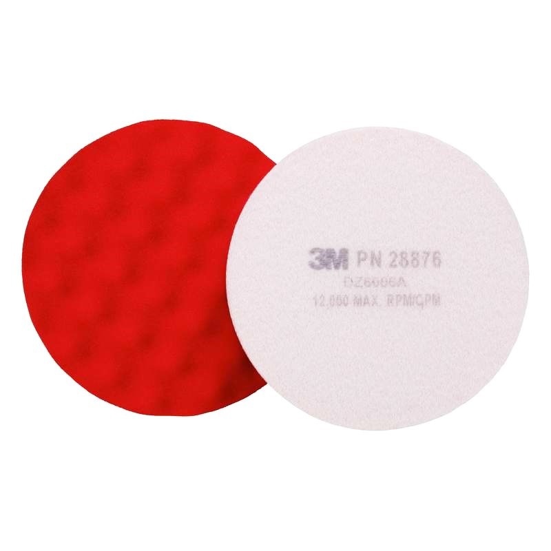 3M 28876 โฟมขัดแดง Finesse-it™ Buffing Pad, 5-1/4นิ้ว, Red Foam, ( 1 ...