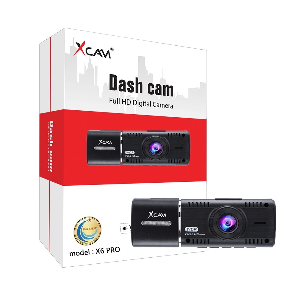 XCAM X6 PRO กล้องติดรถยนต์ Dual Lens 1080P 720P กล้องบันทึกด้านหน้า ...