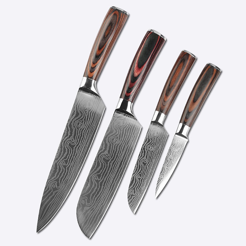 มีดทำครัวญี่ปุ่น มีดเซฟ สแตนเลส คมกรีบ Japanese Kitchen Knife Set ...