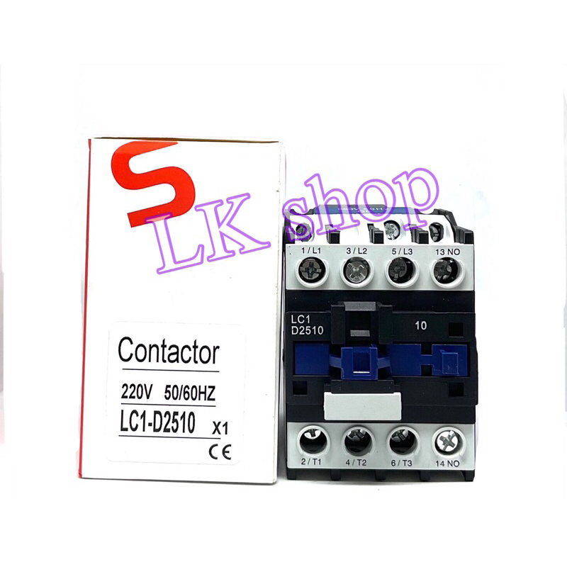 LC1-D1210 lth=25A Ui=690V คอยด์ 220VAC แมกเนติก CJX2-12 CJX21210 ...
