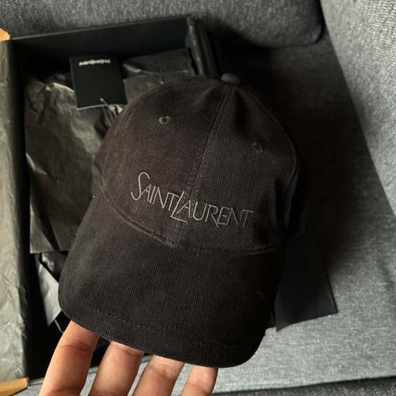 👑🍀หมวกแก็ปสตรีท SL Baseball cap ผ้าลูกฟูกสีดำ คอลใหม่ 24 สวยเทียบแท้ 1 ...