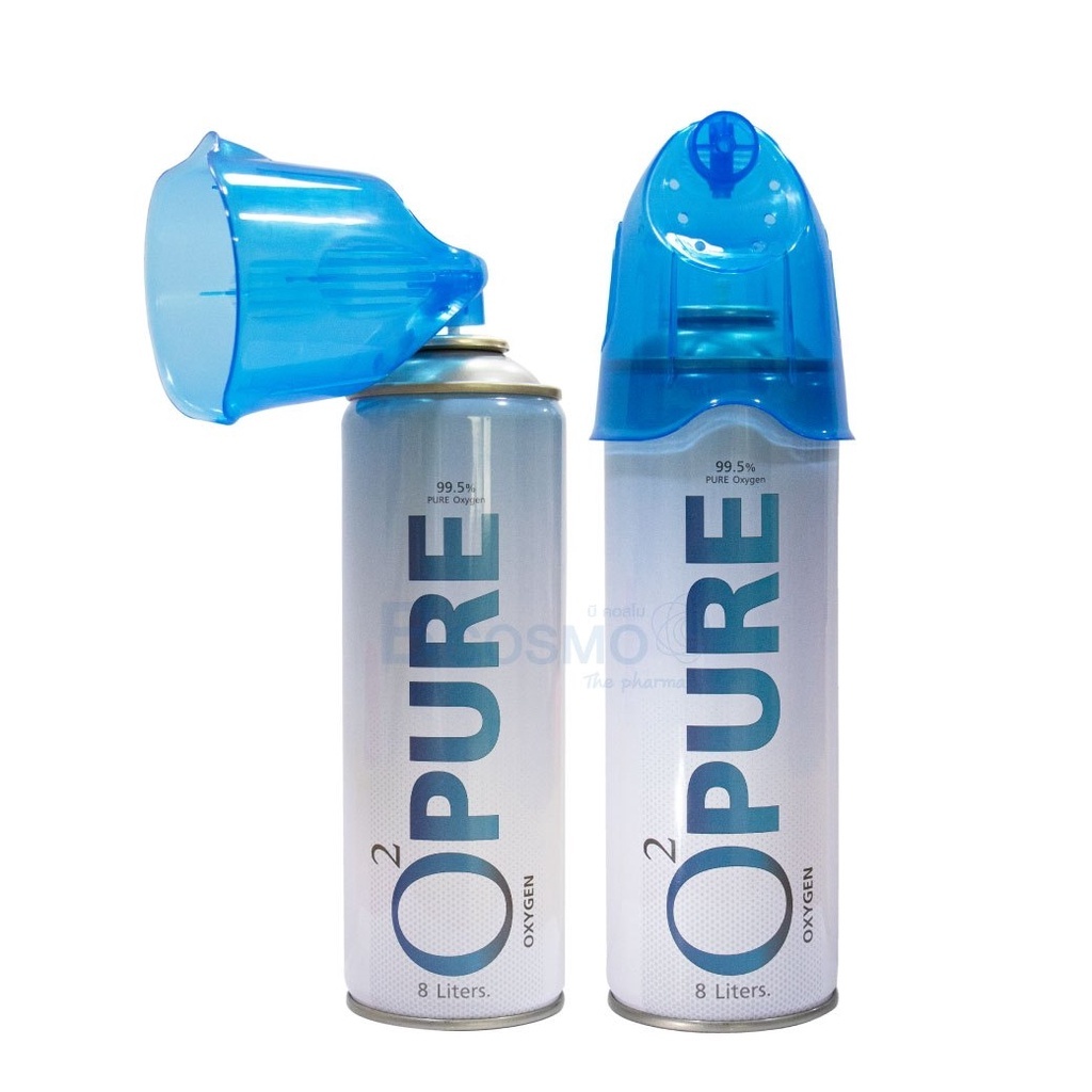 O2 PURE OXYGEN ออกซิเจนกระป๋อง ออกซิเจนเข้มข้น ≥ 99.5% ขนาด 8 ลิตร ...