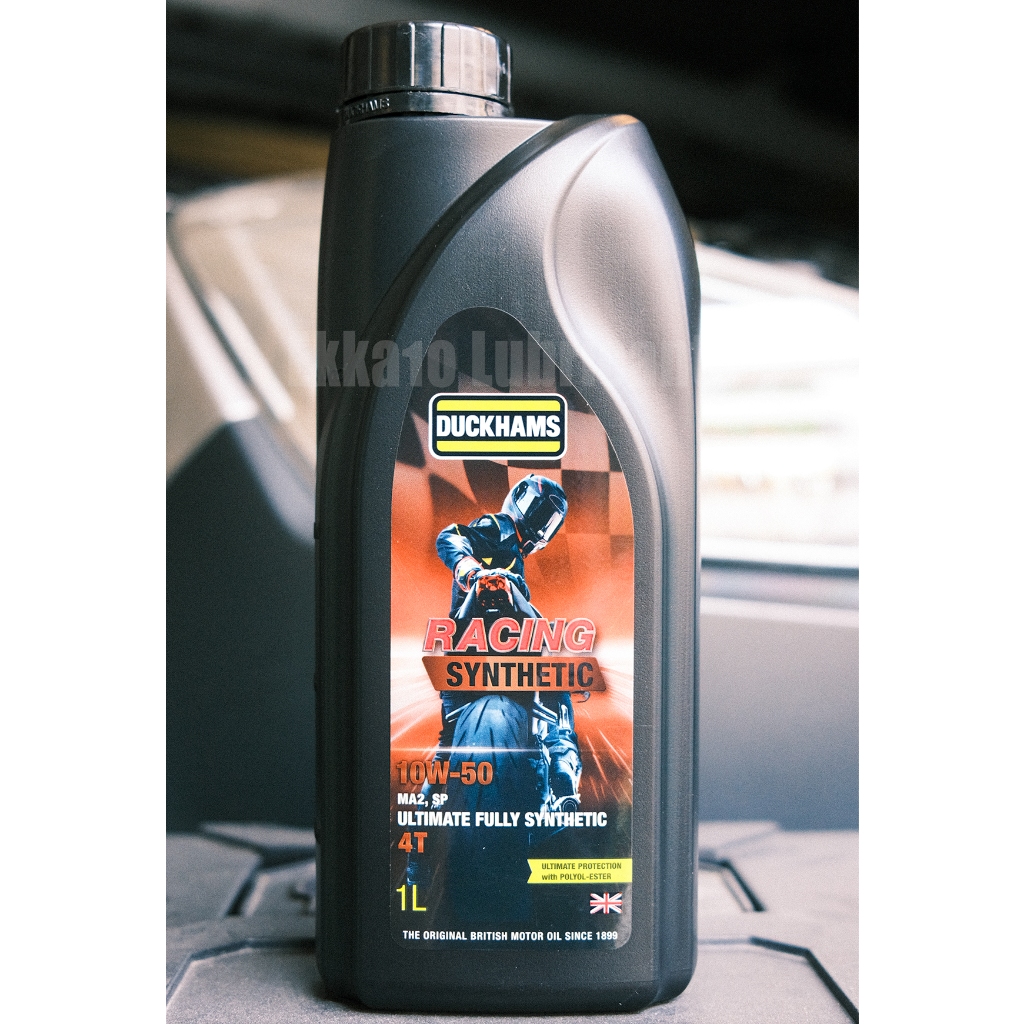 Duckhams Racing Synthetic 4T 10W40/10W50 ขนาด 1 ลิตร | Shopee Thailand