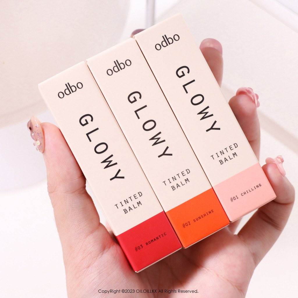 OD5004 โอดีบีโอ โกลว์วี่ ทินส์ ปาล์ม Odbo Glowy Tint Balm | Shopee Thailand