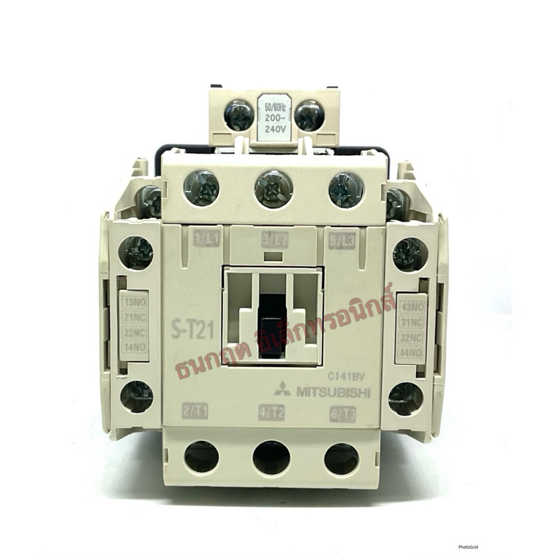 S-T21 ST21 lth=32A 200-240VAC ยี่ห้อ MITSUBISHI แมกเนติก คอนแทคเตอร์ ...