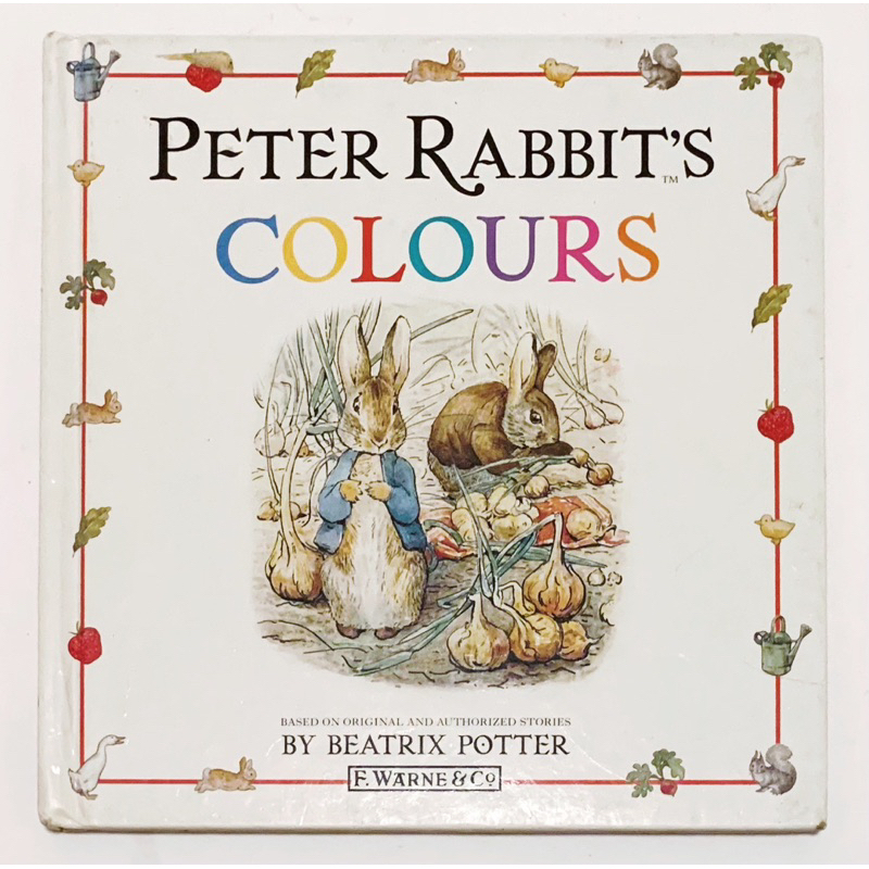 PETER RABBITS COLOURS หนังสือปกแข็งภาษาอังกฤษ กระต่ายปีเตอร์ แรบบิทส์ ...