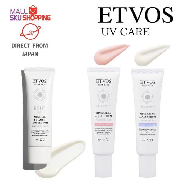 【ส่งตรงจากญี่ปุ่น】Etvos Mineral Uv Aqua Protector Spf50+ Pa++++ เซรั่มกันแดด 30 กรัม Spf35 Pa ...