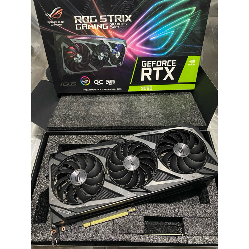 RTX3090 ล้วนๅ มีหลายรุ่น 3090 Rog Strix / 3090 Supreme / 3090 Msi Trio / 3090 EVGA ประกันไทย ...