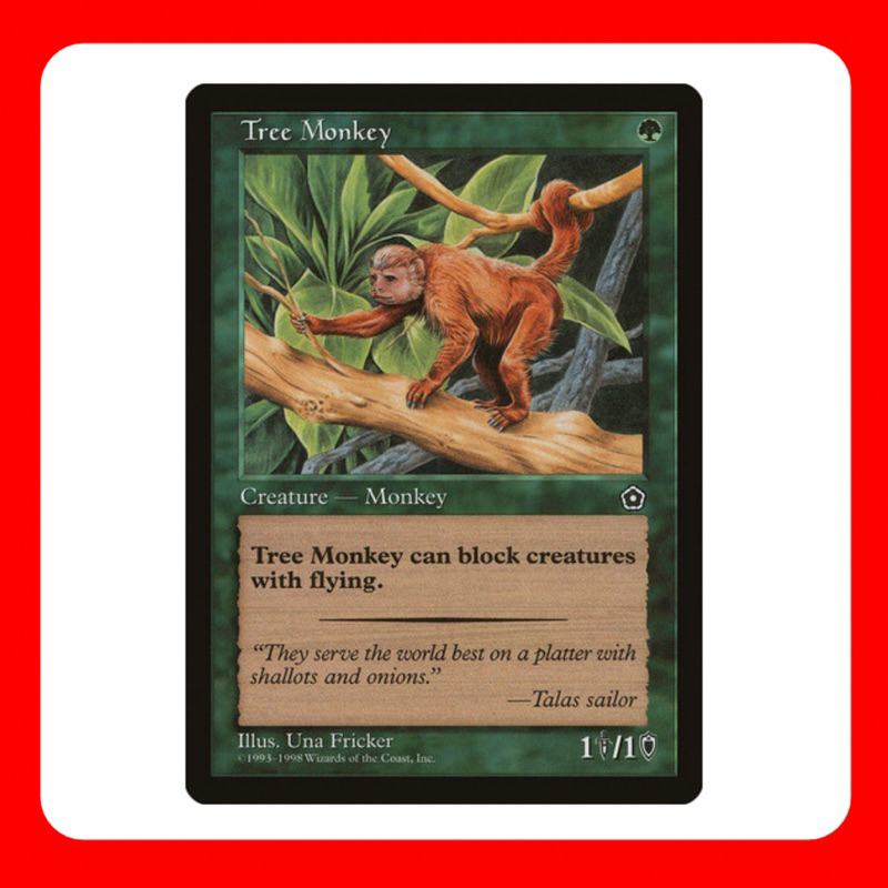 [MTG] Tree Monkey [P2] [GREEN] [COMMON] [NORMAL] [ENG] (การ์ดเมจิค ...