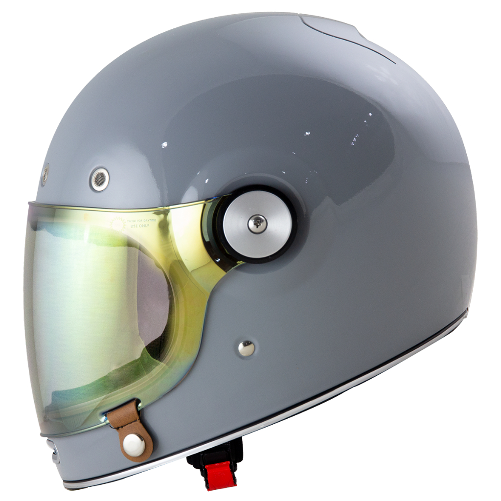 Rocket Grey หมวกกันน็อควินเทจ คาเฟ่ เต็มใบหุ้มคาง Index ID รุ่น ROCKET ...