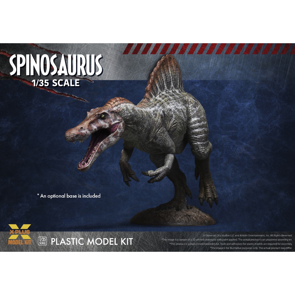 X-Plus 1/35 Model Kit - Spinosaurus (Jurassic Park 3) | Shopee Thailand