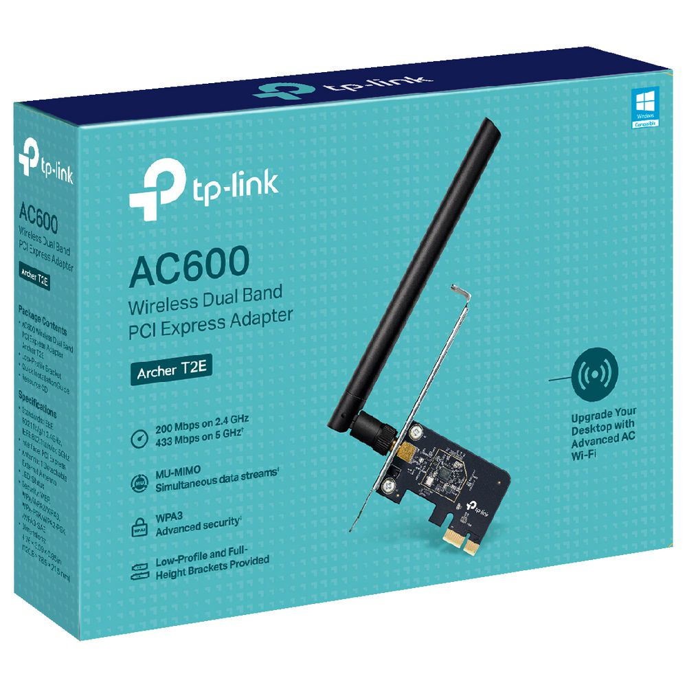 TP-Link การ์ดไวไฟ Archer T2E AC600 Wireless Dual Band PCI Express ...