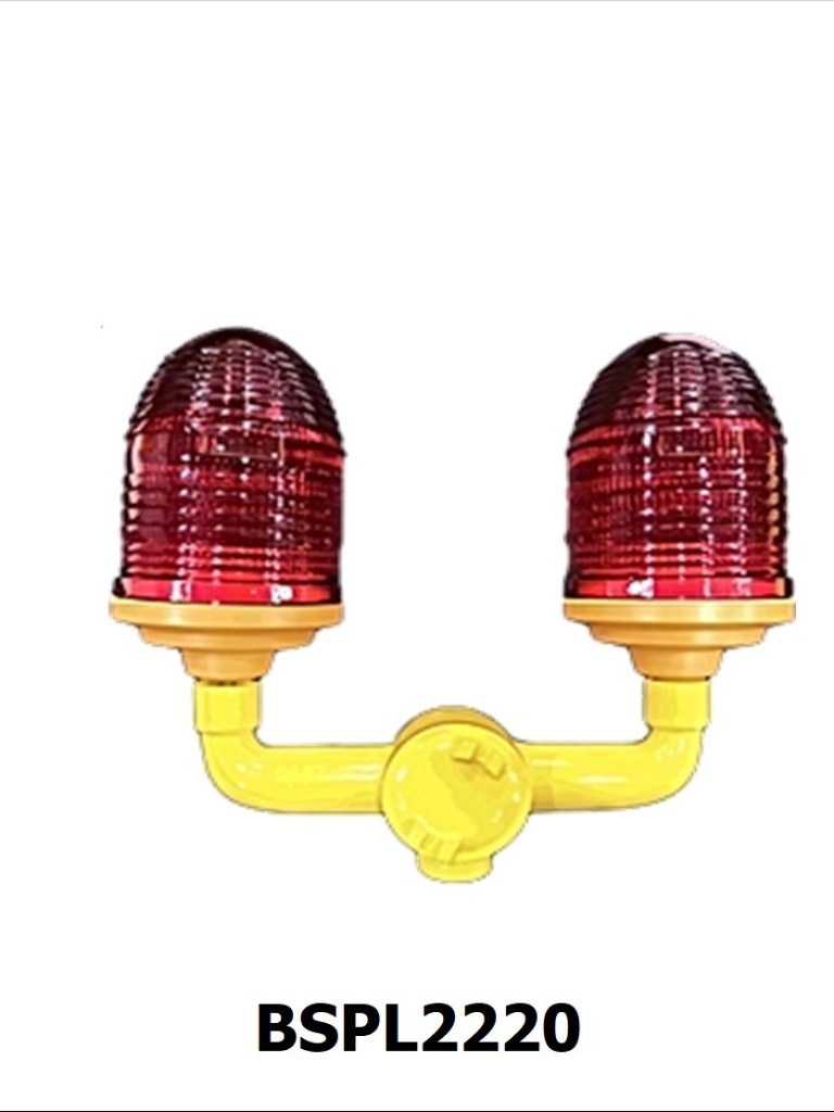 Obtruction light ไฟกระพริบเตือนการบิน แบบโคมเดี่ยว OB LIGHT ไฟยอดเสา ...