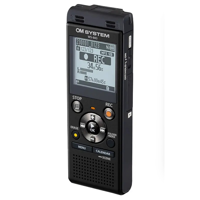 OM SYSTEM WS-883 Voice Recorder เครื่องบันทึกเสียงแบบพกพา (500109 ... OM SYSTEM WS-883 Voice Recorder เครื่องบันทึกเสียงแบบพกพา (500109 ...