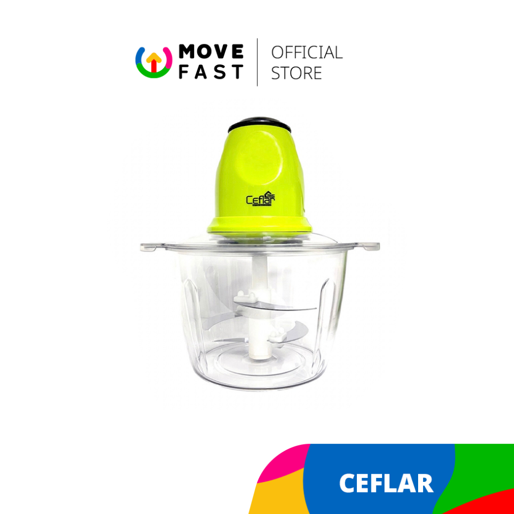 CEFLAR - เครื่องปั่น เครื่องบดสับไฟฟ้า รุ่น CSH-02 ขนาด 2 ลิตร 300 วัตต์ | Shopee Thailand