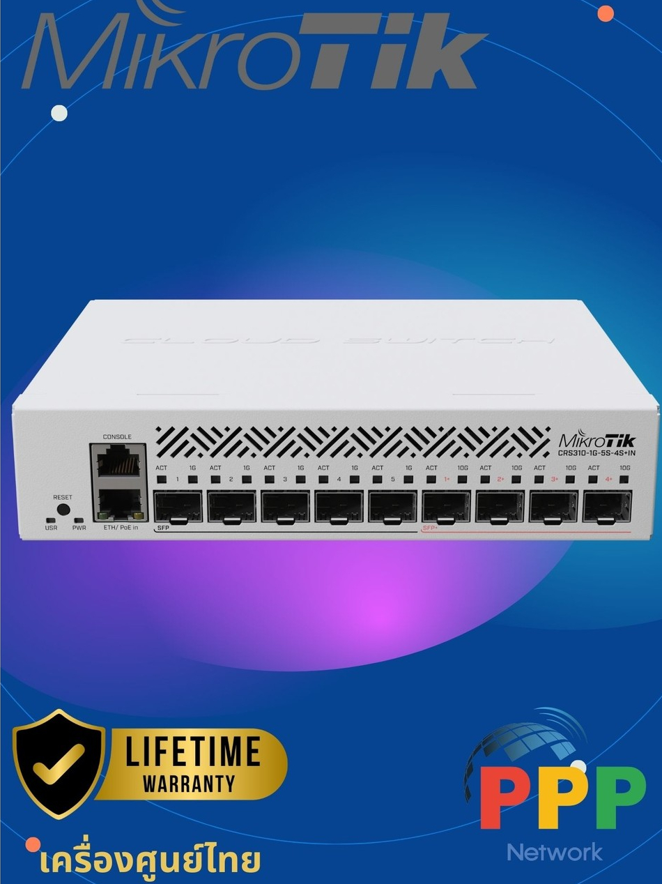 mikrotik crs310 1g 5s 4s+in cloud router switch | Shopee Thailand