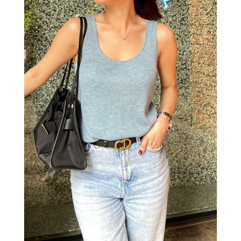 ส่งวันที่ 14 พค Scarlett Summer tank เสื้อกล้ามไหมพรม เนื้อดีที่สุด ...