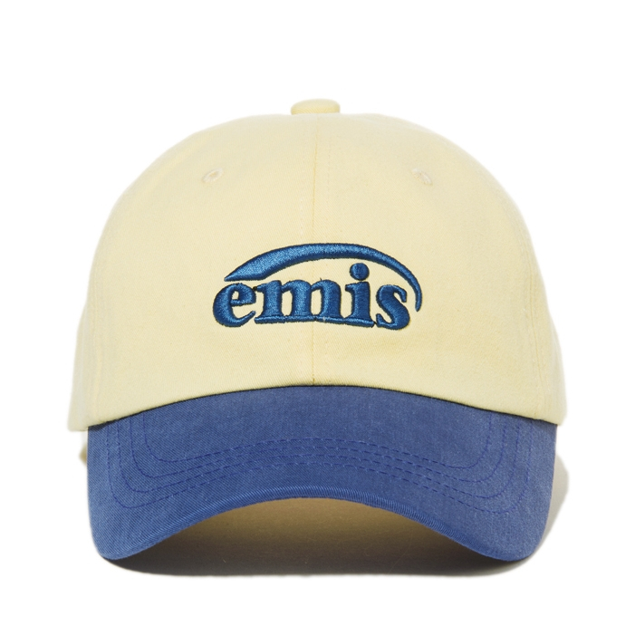 Emis New Logo Denim Ball Cap, Big Logo Ball Cap, Wappen Ball Cap, Pigment, EP13, Cotton Brushed ...