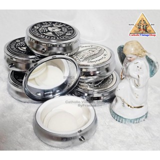 ตลับ ใส่แผ่นศีลมหาสนิท Ciborium Box Pyxis ขนาดพกพา สำหรับบาทหลวงคาทอลิก ...