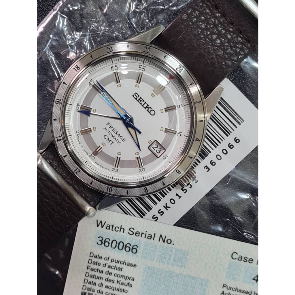 นาฬิกา Seiko Presage Style 60's GMT 110th Anniversary Limited Edition ...