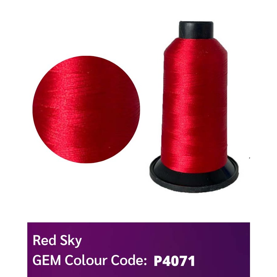 ไหมปัก GEM Embroidery Thread โทนชุดนักเรียน Student Colour ซักฟอกสีไม่ ...