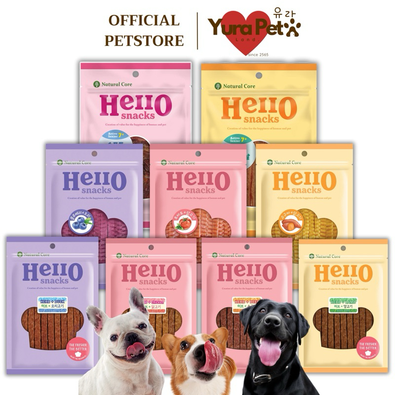 Natural Core Hello Snack Series สูตรผักผลไม้เกาหลี เนื้อ ขนมนิ่มสำหรับ ...