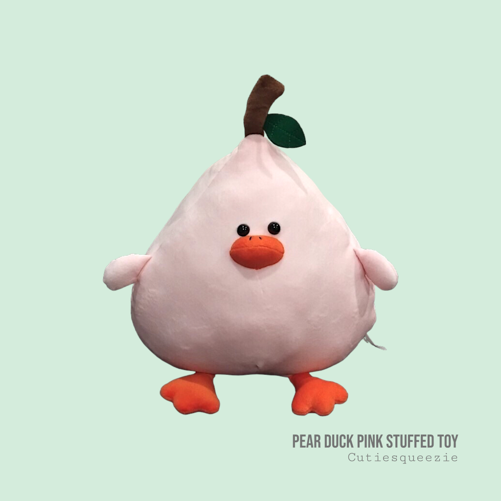 ตุ๊กตาลูกแพร์ (เป็ด) Pear Duck Stuffed Toy | Shopee Thailand
