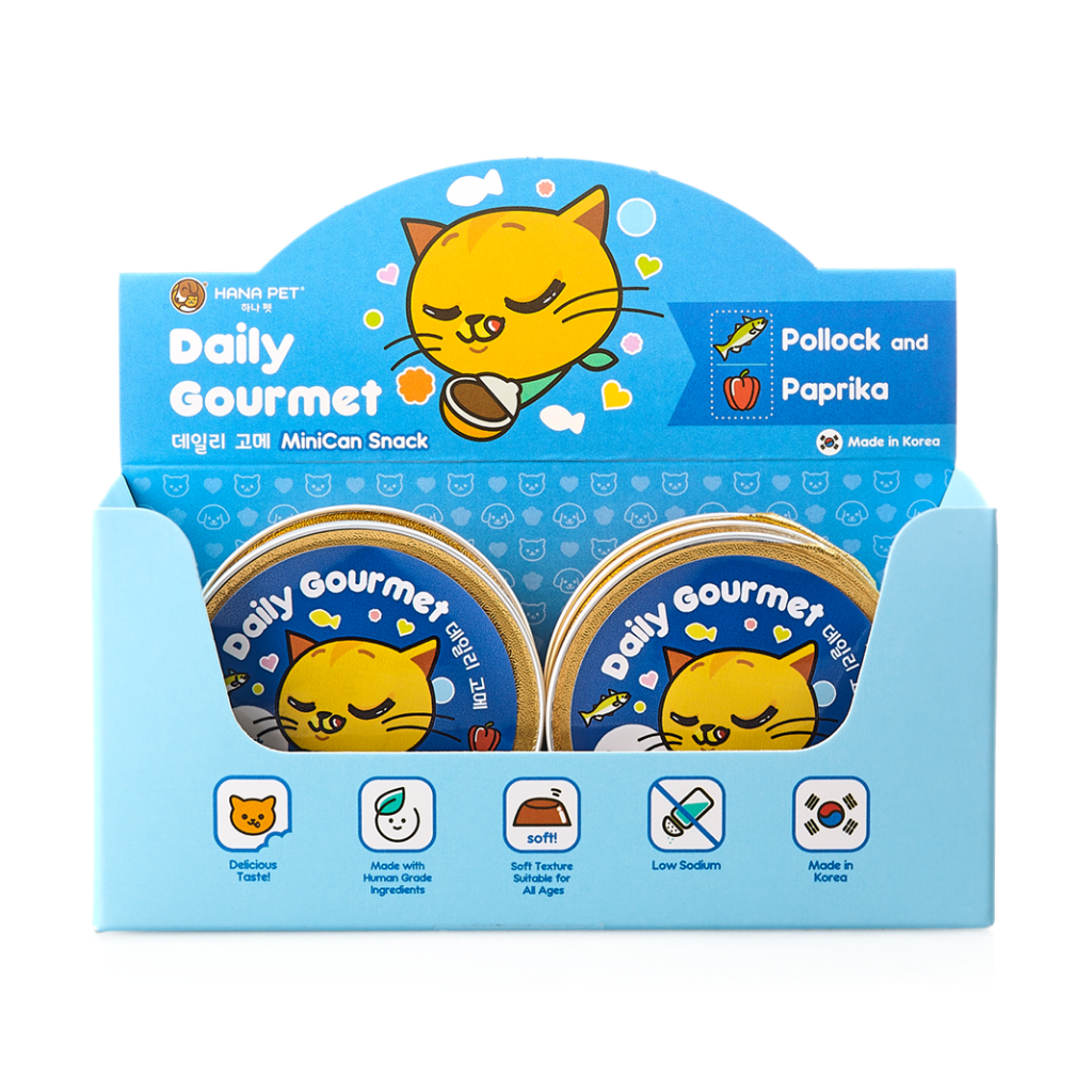 HANA PET : เดลี่ กูร์เมต์ ขนมแมว รสเนื้อปลาพอลล็อคและกลิ่นปาปริก้า 30 กรัม(30g.) | Shopee Thailand