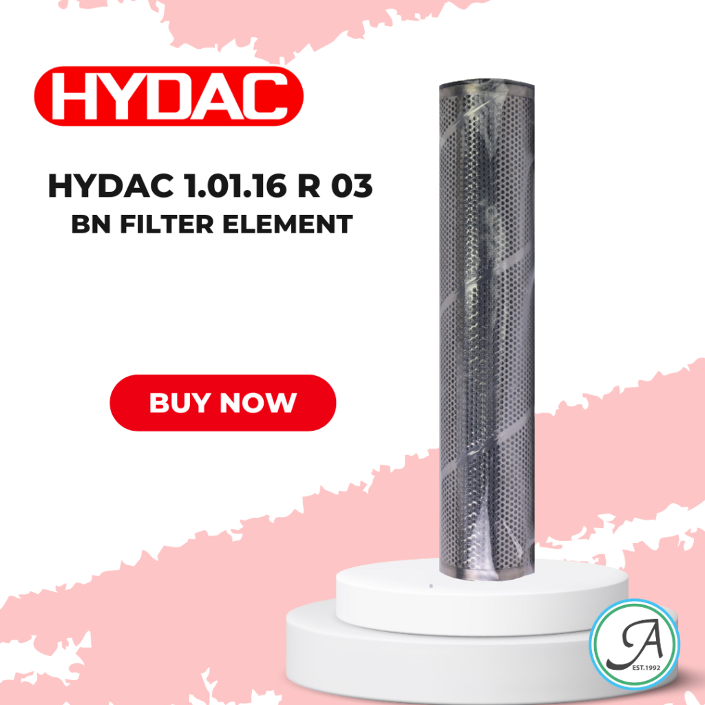 HYDAC 1.01.16 R 03 BN FILTER ELEMENT ไส้กรองน้ำมันไฮดรอลิค | Shopee ...