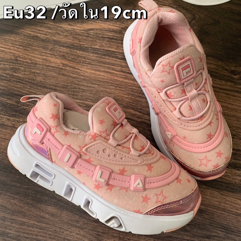 รองเท้าเด็กมือสอง งานแบรนด์ รองเท้าผ้าใบเด็ก (NB-Fila.) | Shopee Thailand