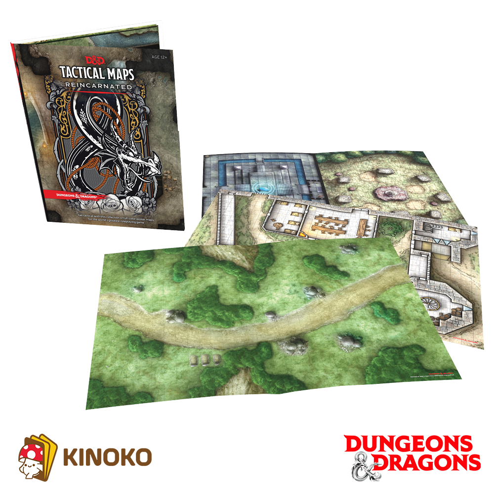 D&D : Tactical Maps Reincarnated ชุดแผนที่เกมคละลาย จาก Kinoko Card ...