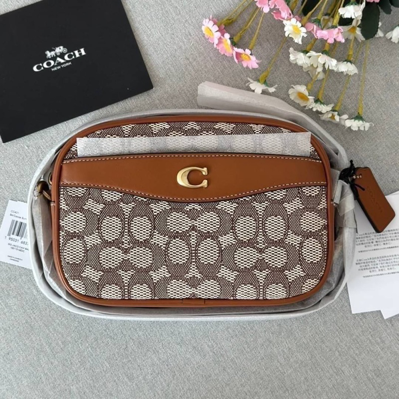 งานshop Coach Camera Bag In Signature Textile Jacquard CC401 | Shopee ...