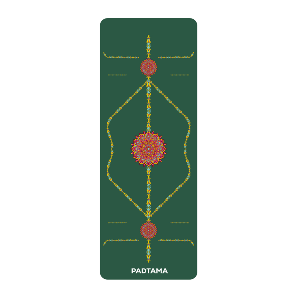 PADTAMA เสื่อโยคะ เนื้อยางพารา + PU สุดหนึบ แน่น ซับเหงื่อ หนา 5 มิล 68x183 ซม. | Shopee Thailand