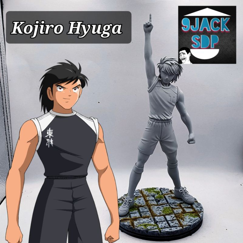 1/8 kojiro Hyuga capital tsubasa นักบอล อนิเมะ | Shopee Thailand