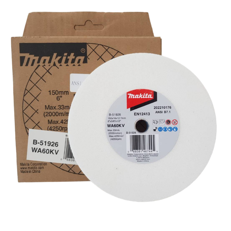 MAKITA อะไหล่ หินไฟ หินขาว B-51926 / หินเขียว B-51932 ขนาด 6 นิ้ว หนา ...