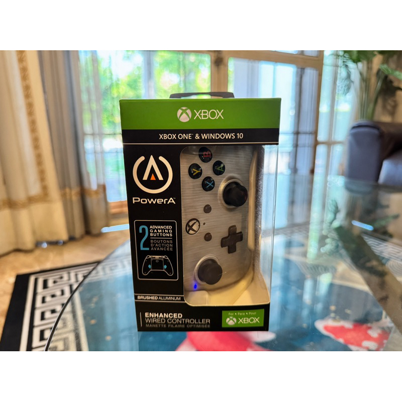 PowerA Xbox One Enhanced Wired Controller (BRUSHED ALUMINUM)(NEW ...