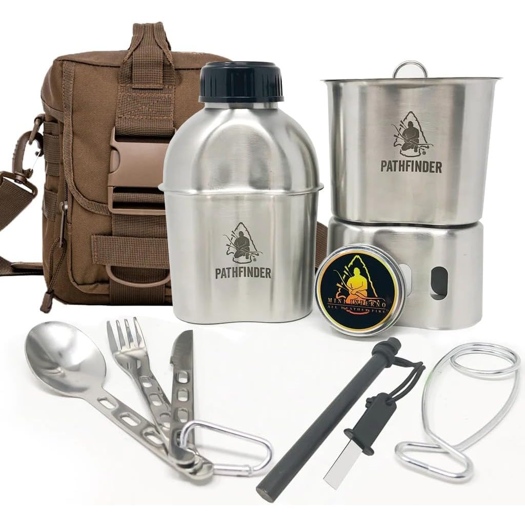 The Pathfinder School Campfire Survival Cooking Kit อุปกรณ์ประกอบอาหาร ...