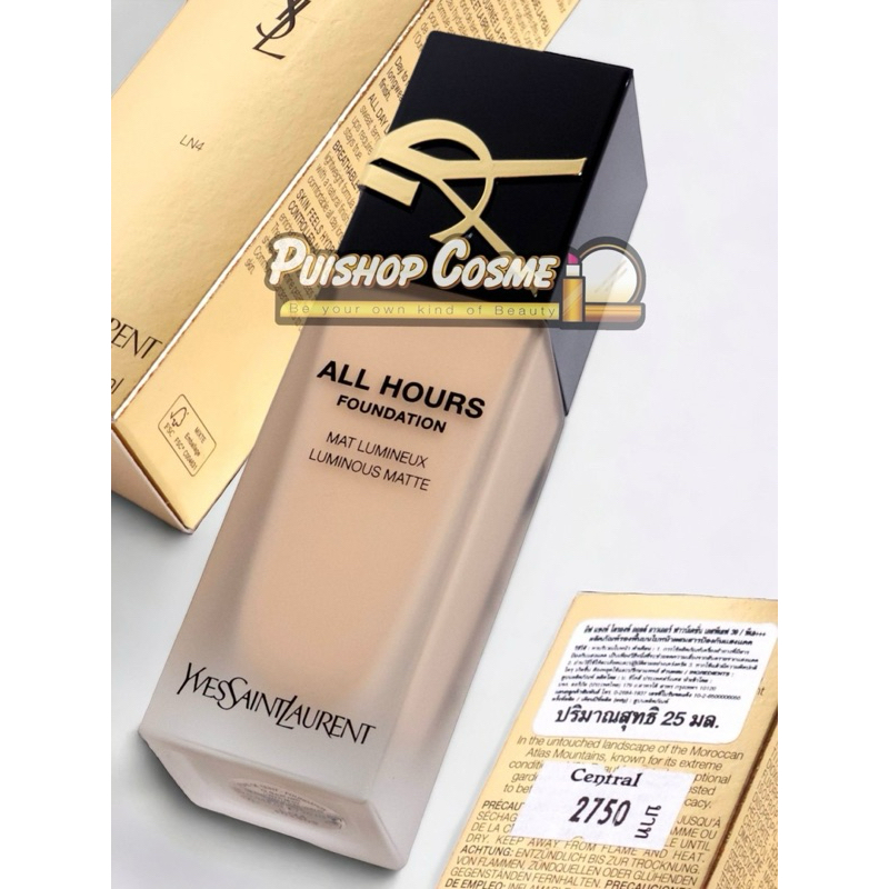 ป้ายไทย YSL All Hours Renovation Full Cover Luminous Matte All Day Long ...